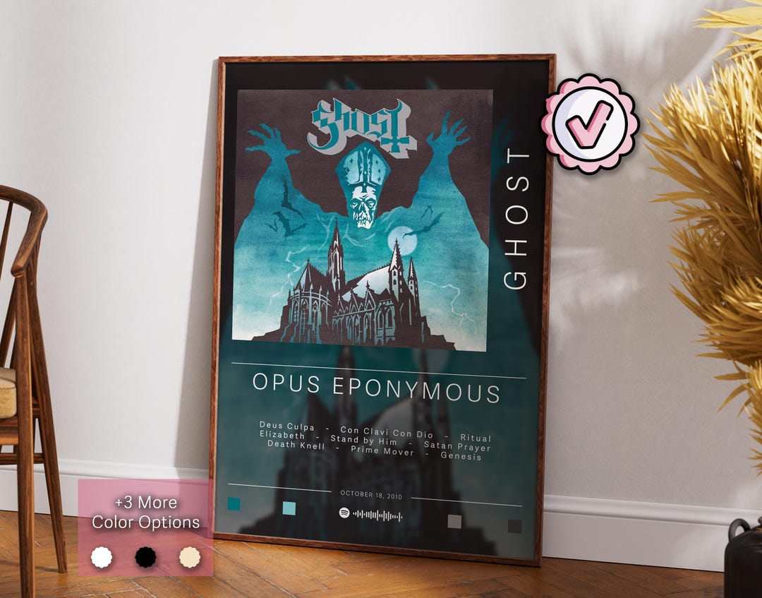 Ghost Poster | Opus Eponymous Poster | Album Poster Prints | Wall Decor ...