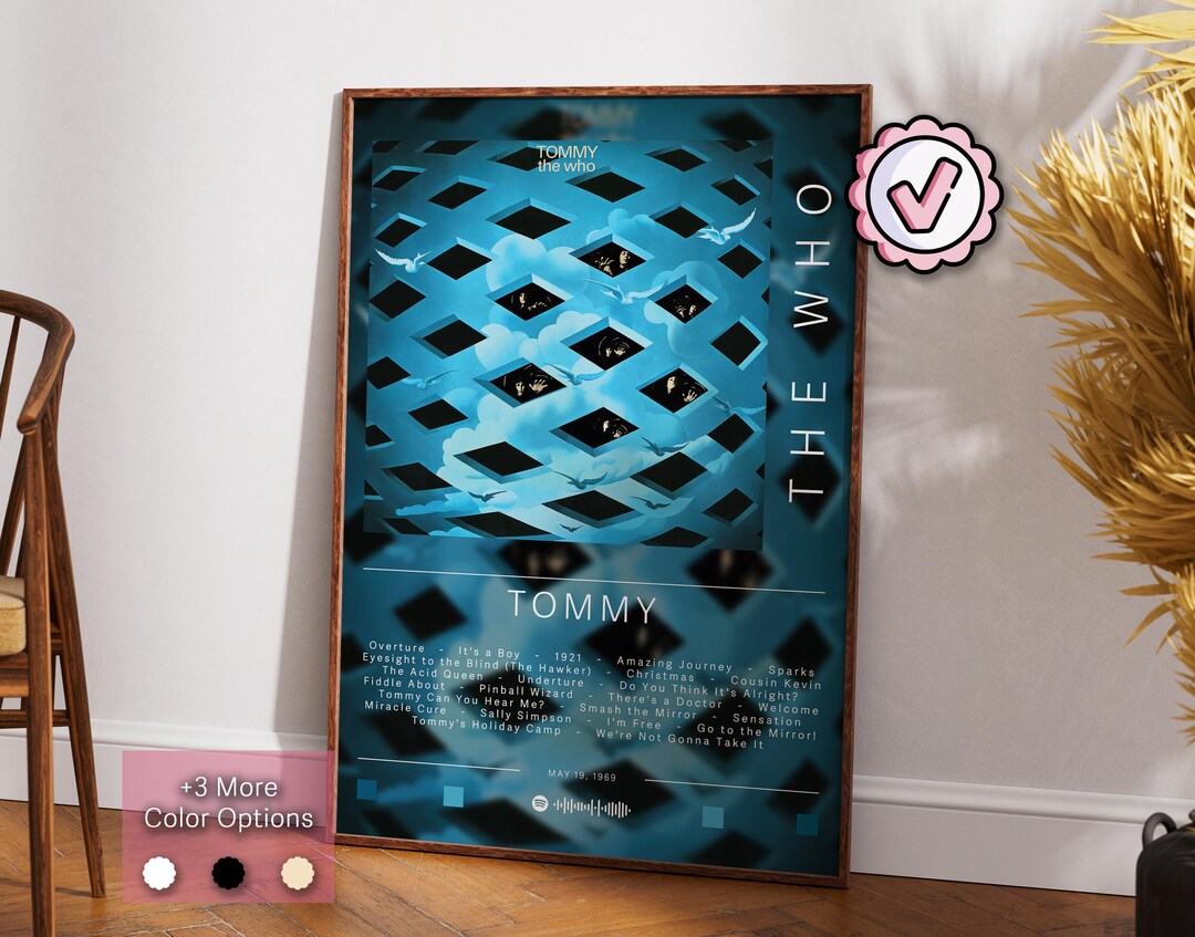 The Who Poster | Tommy Poster | Album Poster Prints | Wall Decor ...