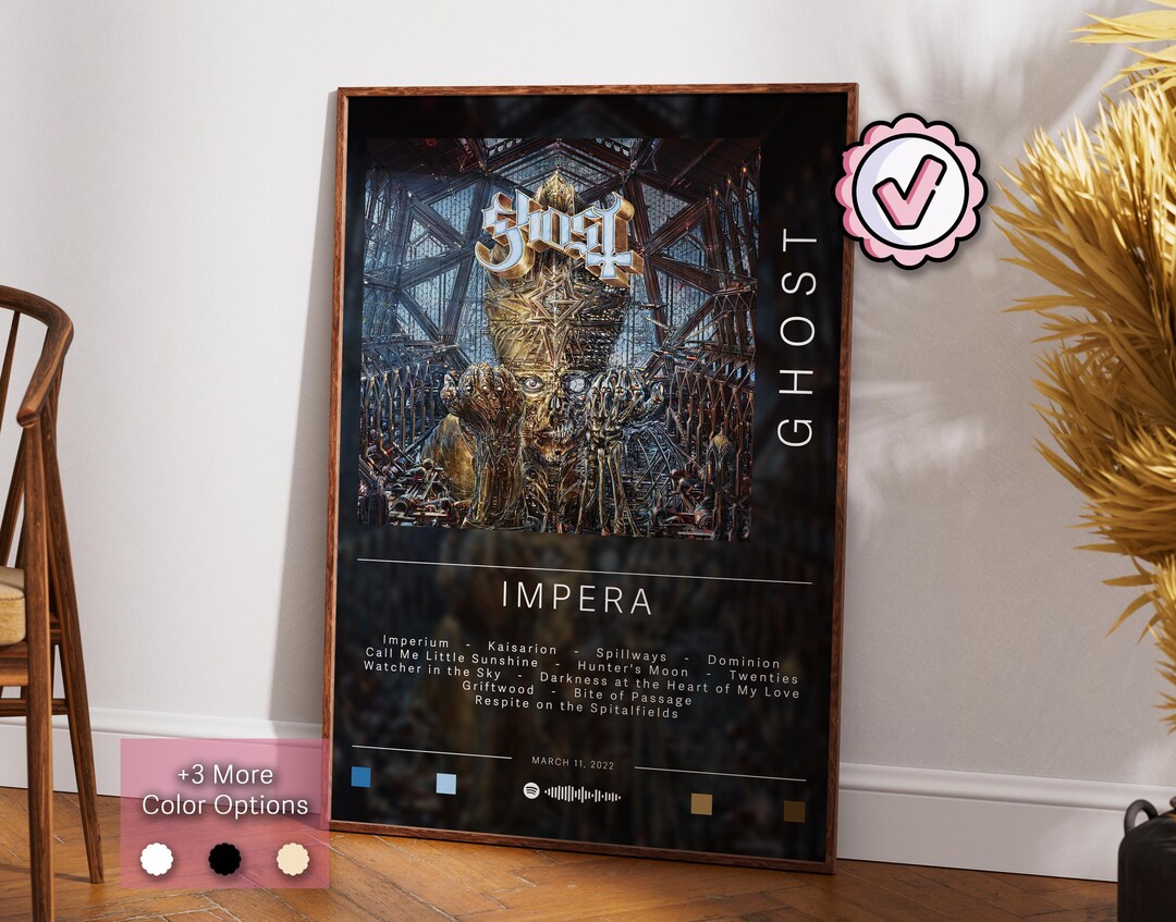Ghost Poster | IMPERA Poster | Album Poster Prints | Wall Decor Posters ...