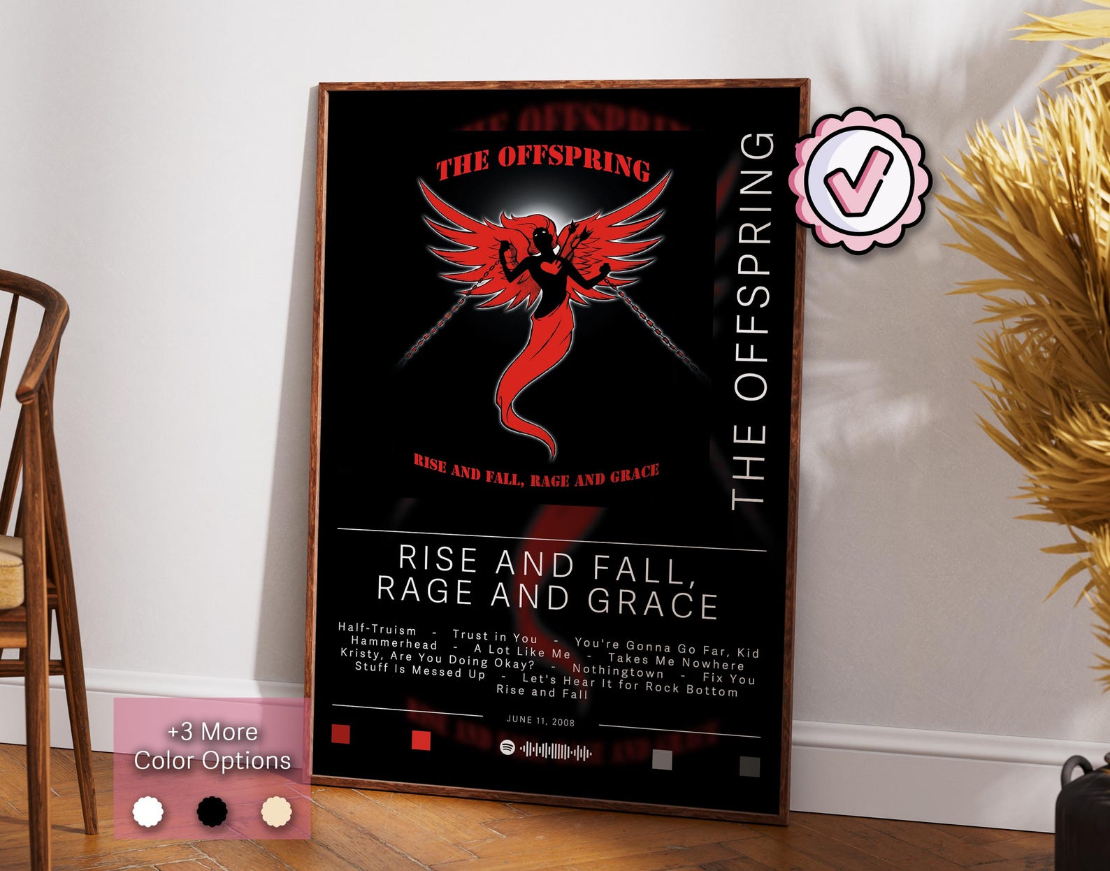 The Offspring Poster | Rise and Fall, Rage and Grace Poster | Album ...