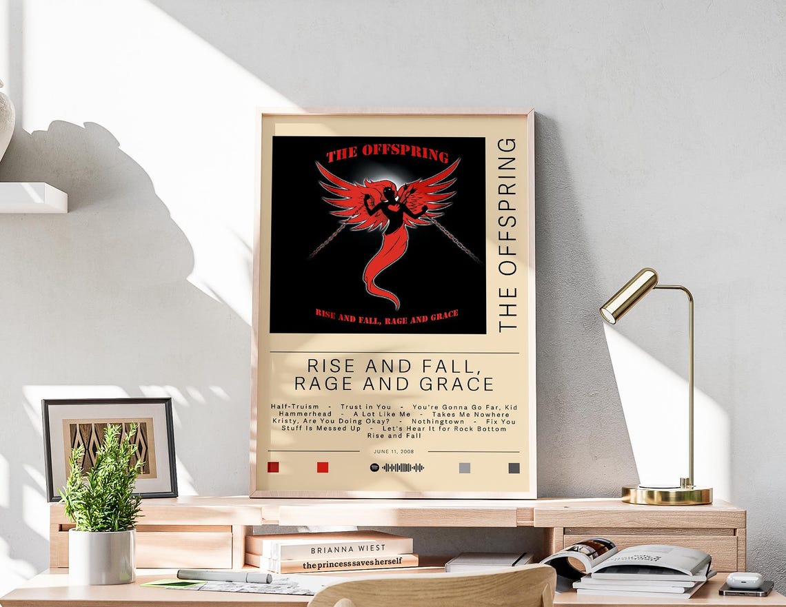 The Offspring Poster | Rise and Fall, Rage and Grace Poster | Album ...