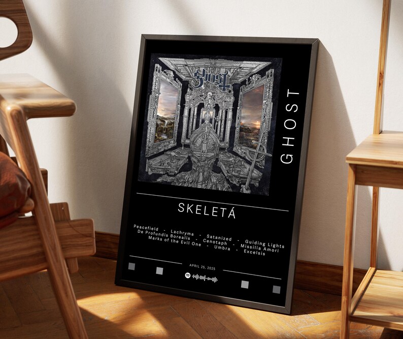 Ghost Poster | Skeleta Poster | Album Poster Prints | Wall Decor ...