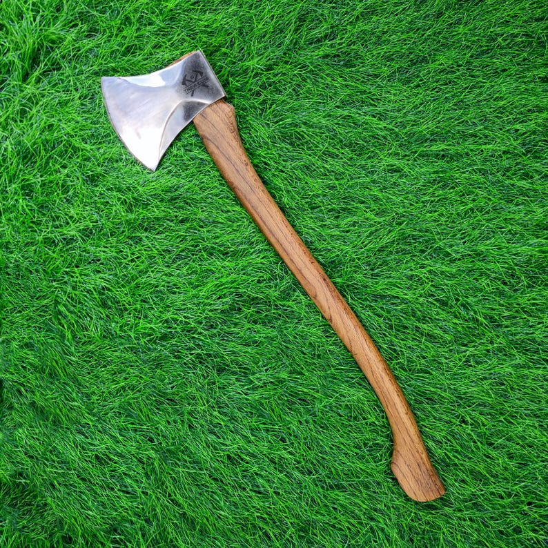 34.3 Inch Professional Wood Splitting Axe, Chopping With Leather Sheath ...