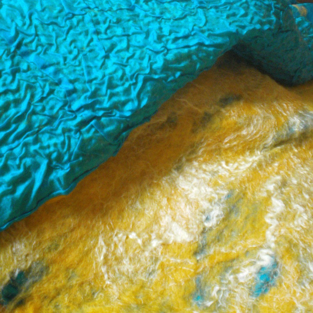 Nuno Felted Scarf waterfall - Etsy