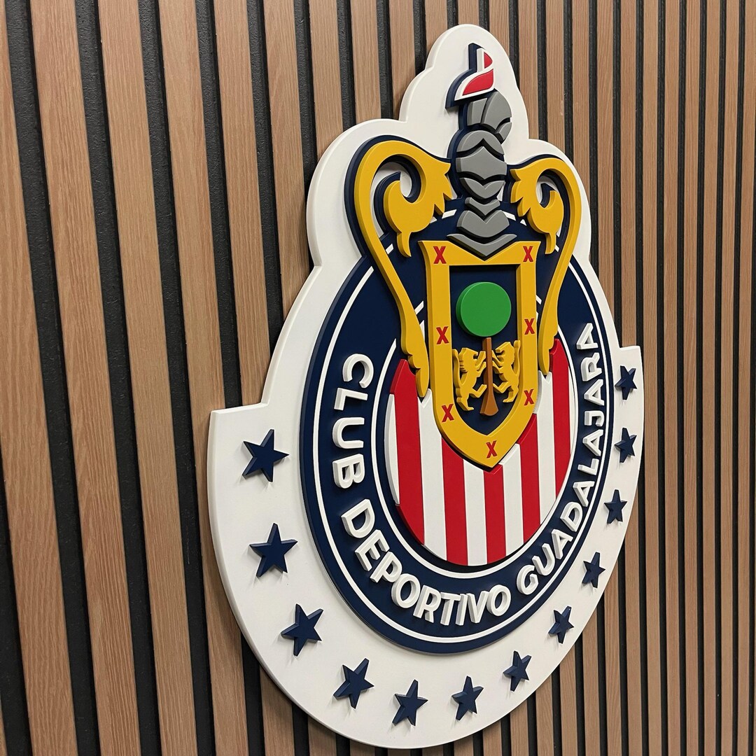 Chivas De Guadalajara With the Stars Handcrafted 3D Wood Sign Layered ...