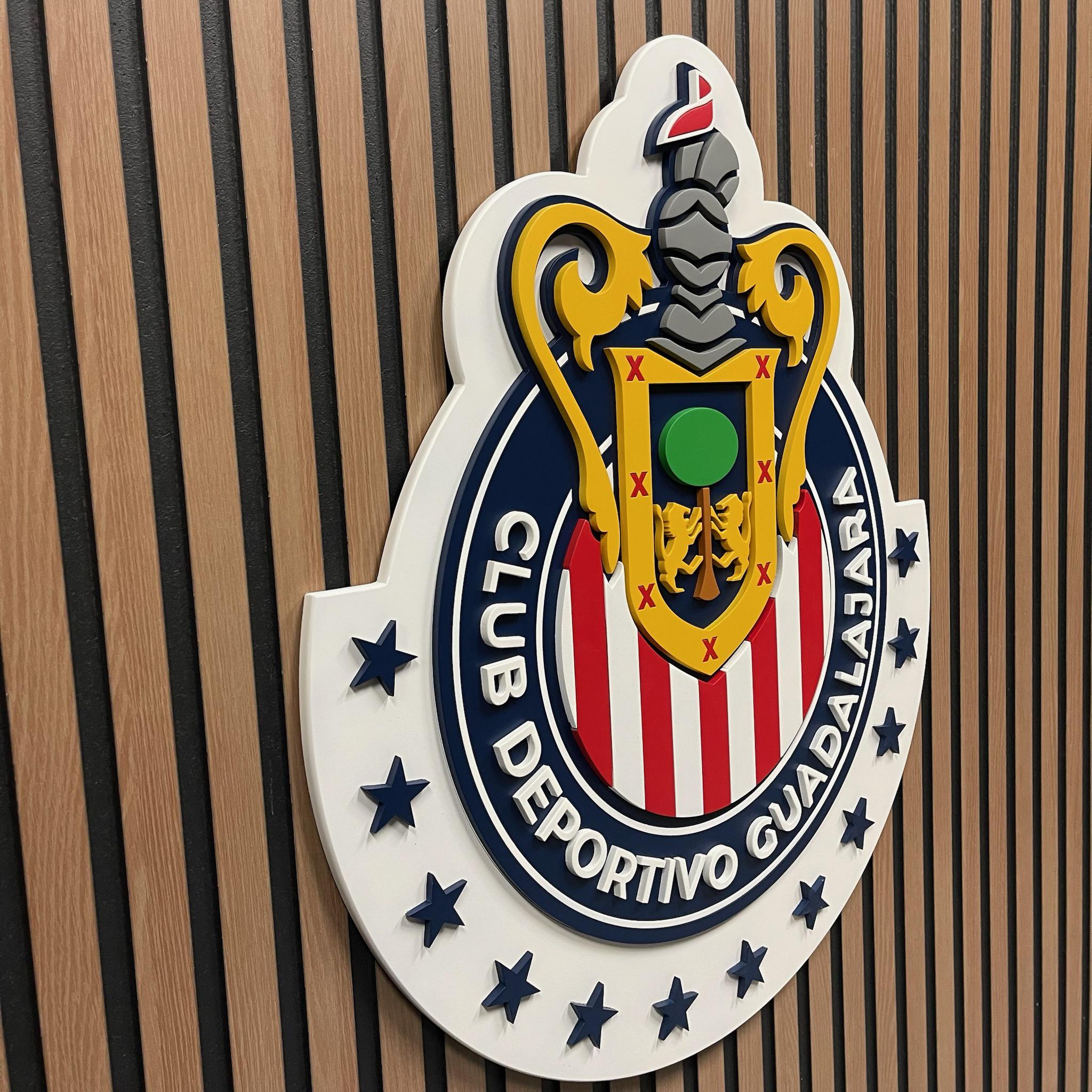 Chivas De Guadalajara With the Stars Handcrafted 3D Wood Sign Layered ...