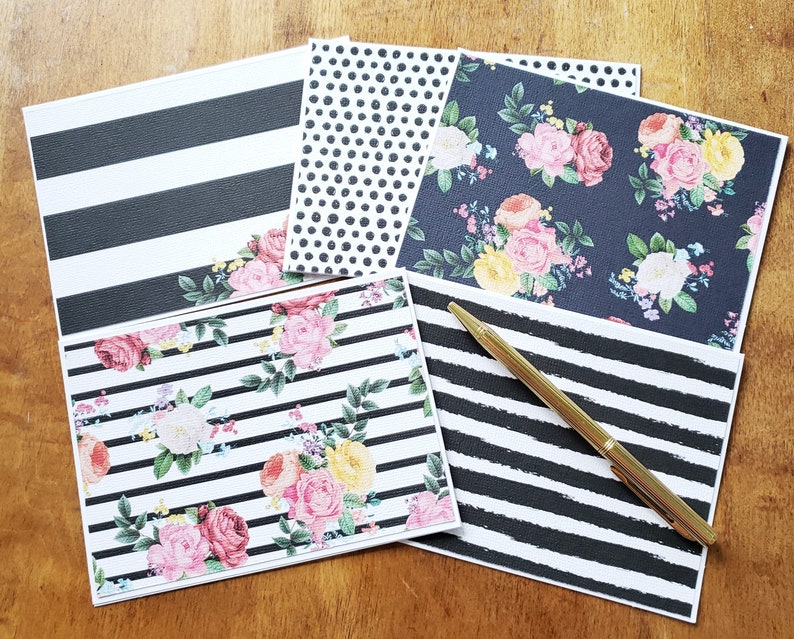 Blank note card set Note card variety set Stationary | Etsy