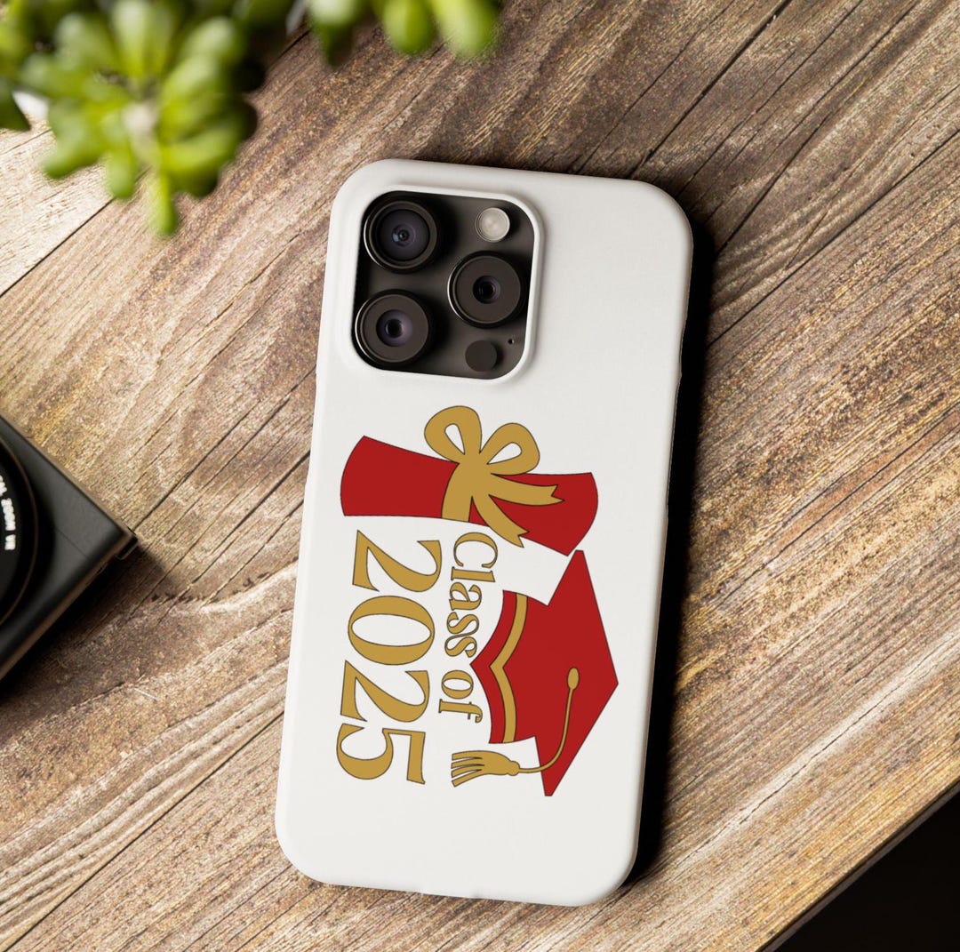 Class of 2025 Graduation Slim iPhone Case, College Grad Gift, Student ...