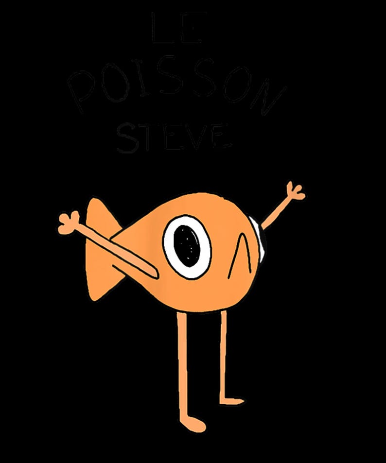 Le Poisson Steve Png, Funny Meme Png, Viral Meme Tiktok Png, Funny Fish ...