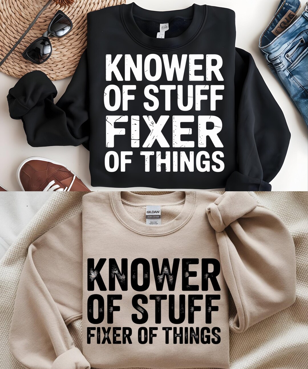 Knower of Stuff Fixer of Things Svg Png, Funny Handyman Dad Png, Funny ...