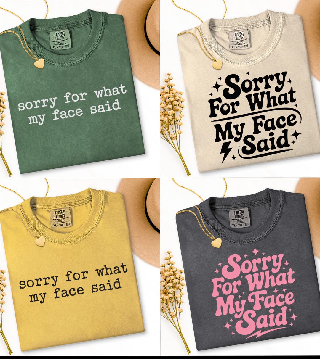 Sorry for What My Face Said Snarky SVG PNG, Funny Humor Sassy Attitude ...