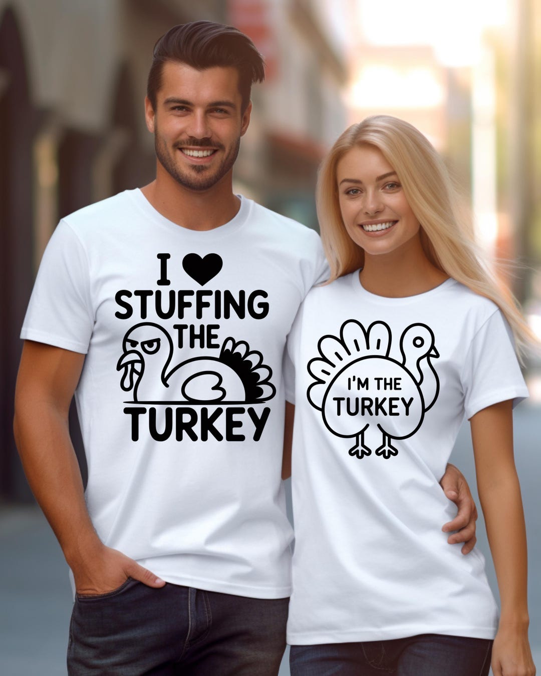 I Love Stuffing the Turkey, I'm the Turkey SVG PNG Files, Funny Turkey ...