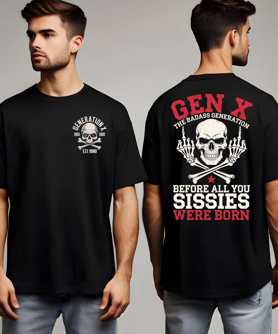 Generation X 1980, Gen X, Est 1980, PNG, Funny Quote, Transparent File ...