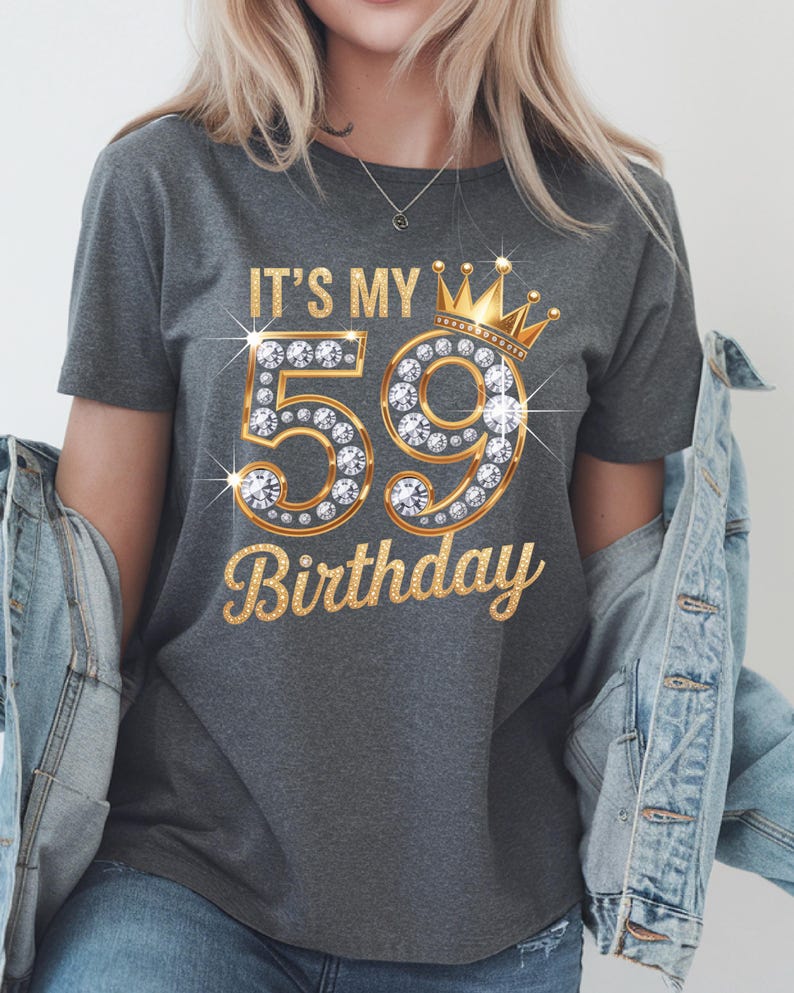 It's My 59th Birthday Queen PNG , 59 Years Old Shoes Crown Diamond Png ...