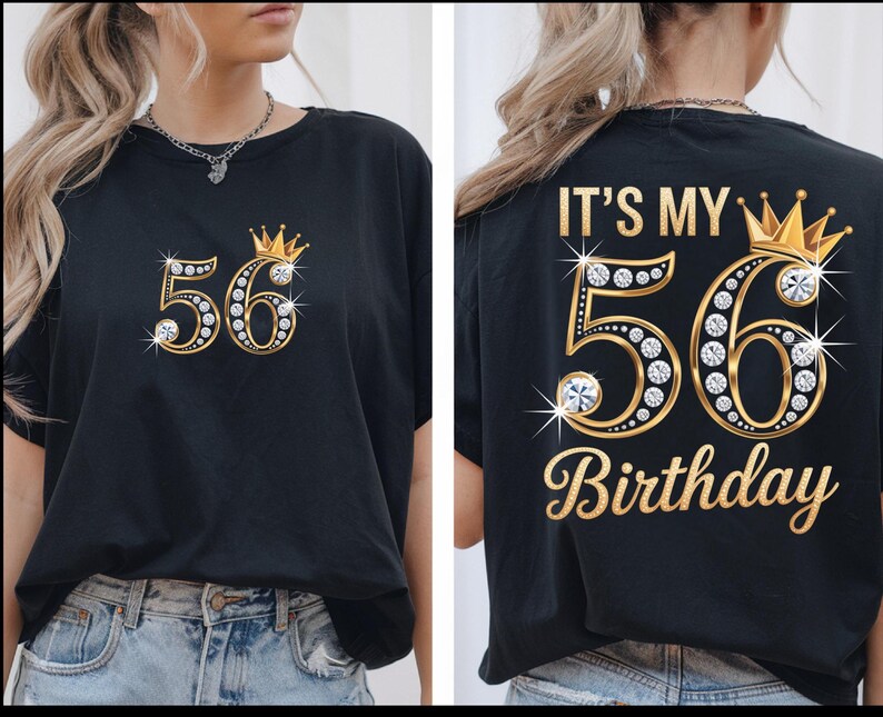 It's My 56th Birthday Queen PNG , 56 Years Old Shoes Crown Diamond Png ...