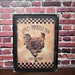 Rusty Rooster Inn Primitive Rustic Farmhouse Decor Wooden Sign Block ...