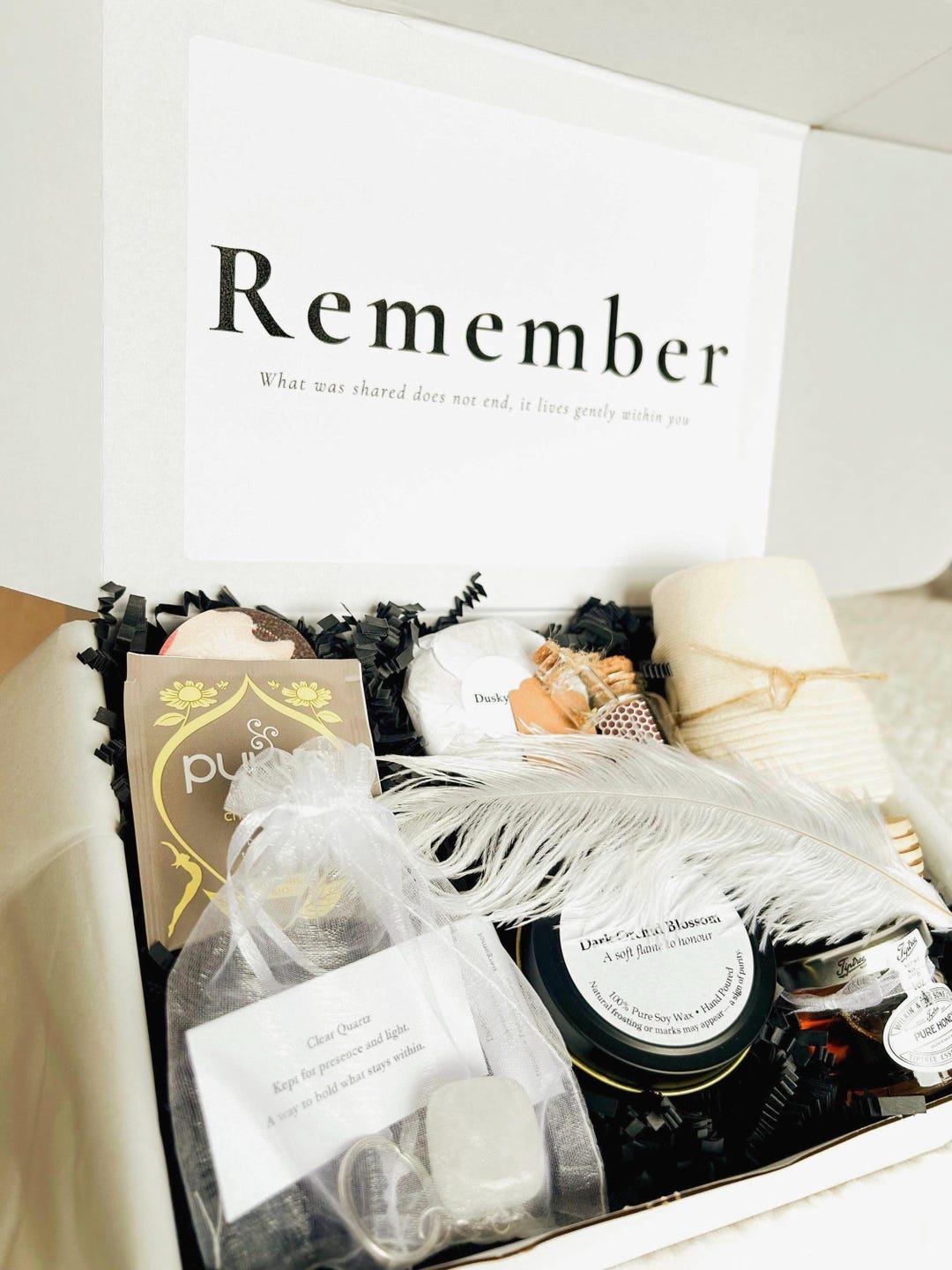 Grief Gift Box • Bereavement Care Package • Sympathy Hamper With Soy ...