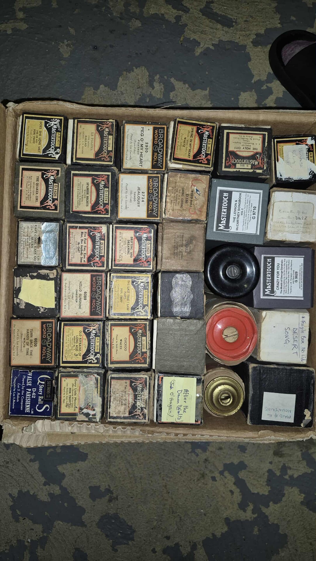 Pianola Rolls Mastertouch Universal Music Sheet Dance Ballroom Antique ...