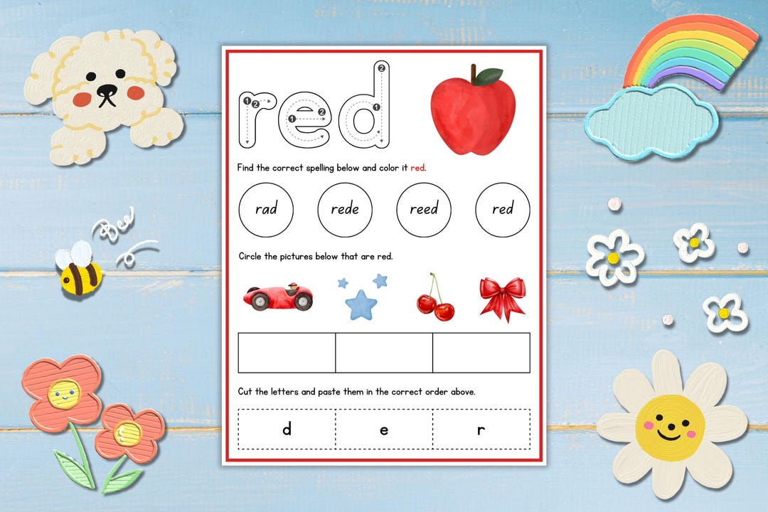 Learning Colors-color Recognition Worksheet Bundle, Color Activities ...