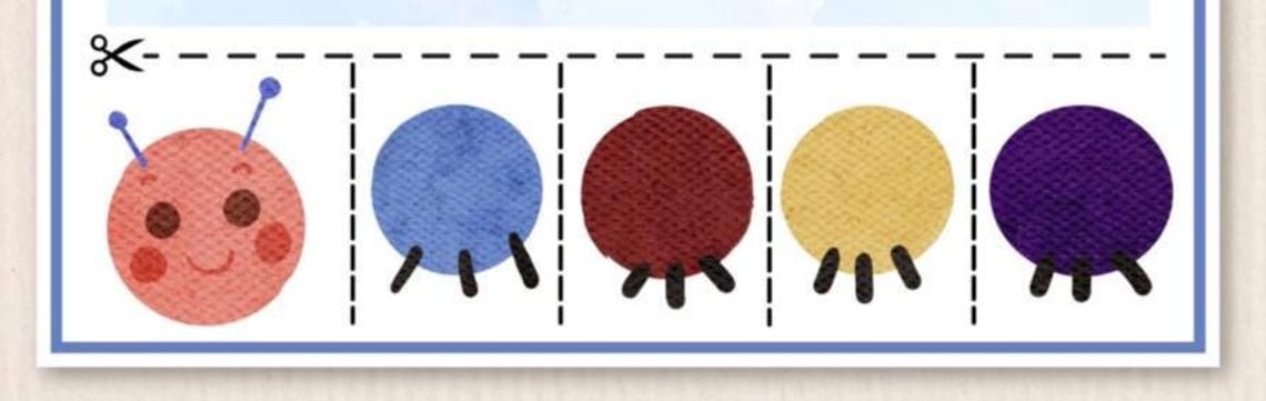 Caterpillar Cut and Paste Activity | Spring Fine Motor Printable (PDF ...