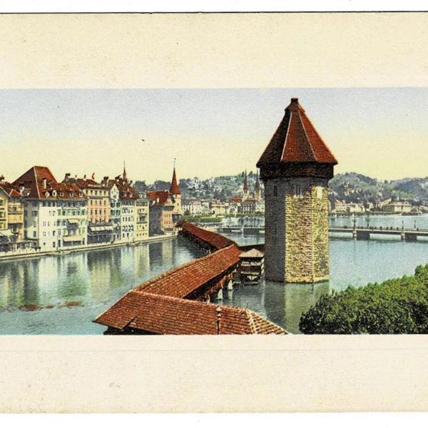 Swiss Postcard - Etsy