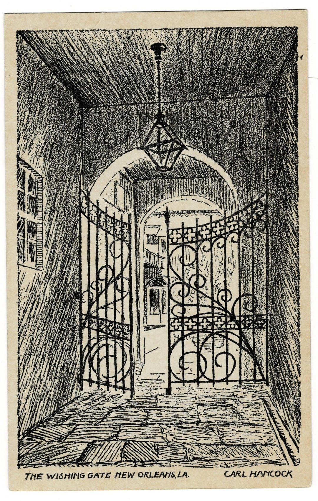 1930 the Wishing Gate in New Orleans Louisiana by Carl Hancock Vintage ...