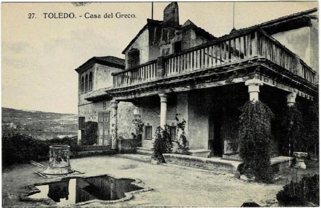 1909 Casa Del Greco Toledo Spain Postcard, El Greco, Get Lucky Vintage ...