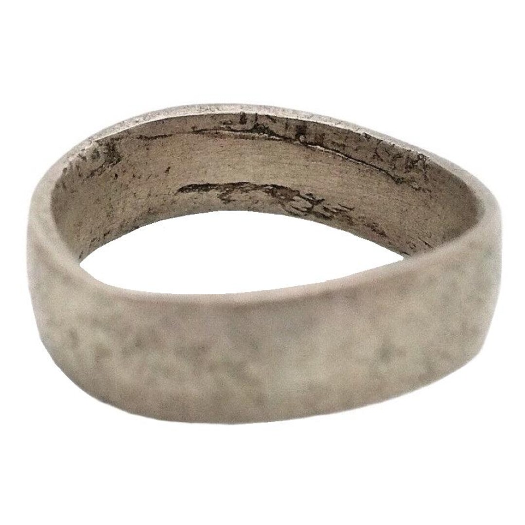 Size 5.5 Viking Inspired Liberty Coin Silver Band Ring Hand Forged Get ...