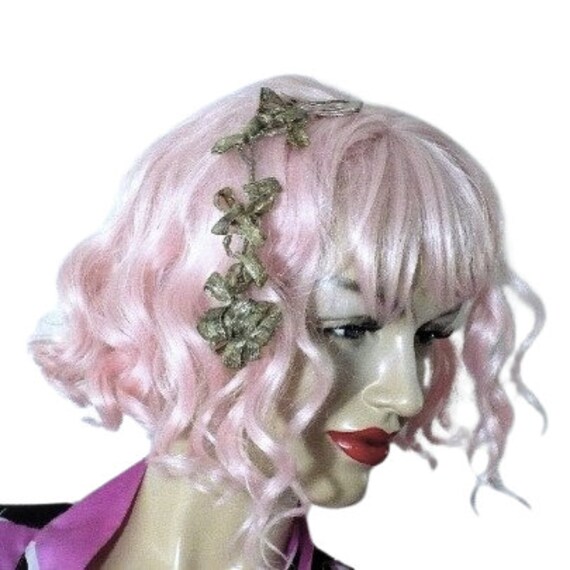 1920s Vintage French Flapper Genuine Silver Floral He… - Gem