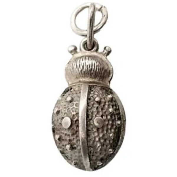 Silver Ladybug - Etsy