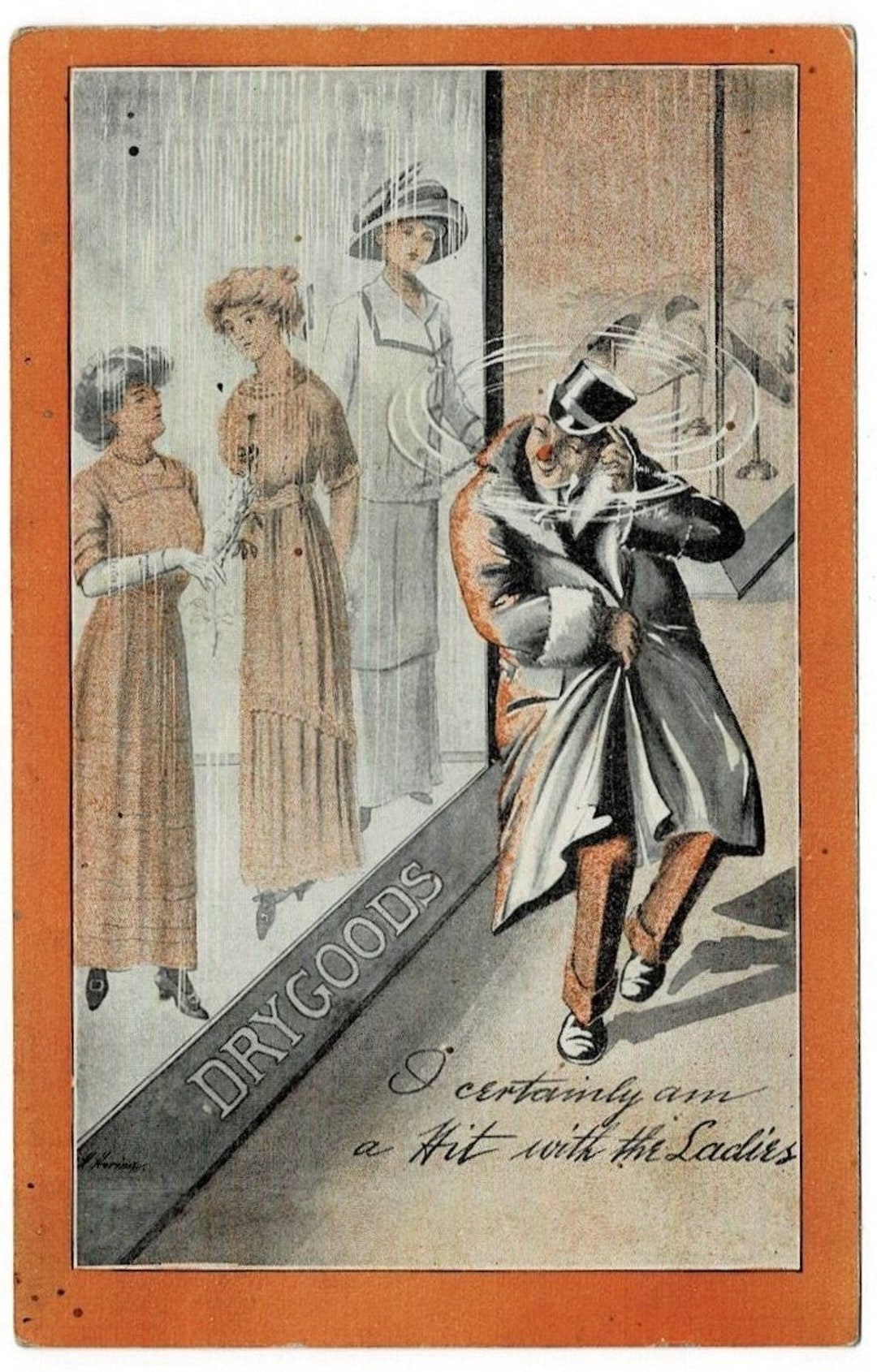 1912 Prohibition Temperence Movement Comic Vintage Postcard ...