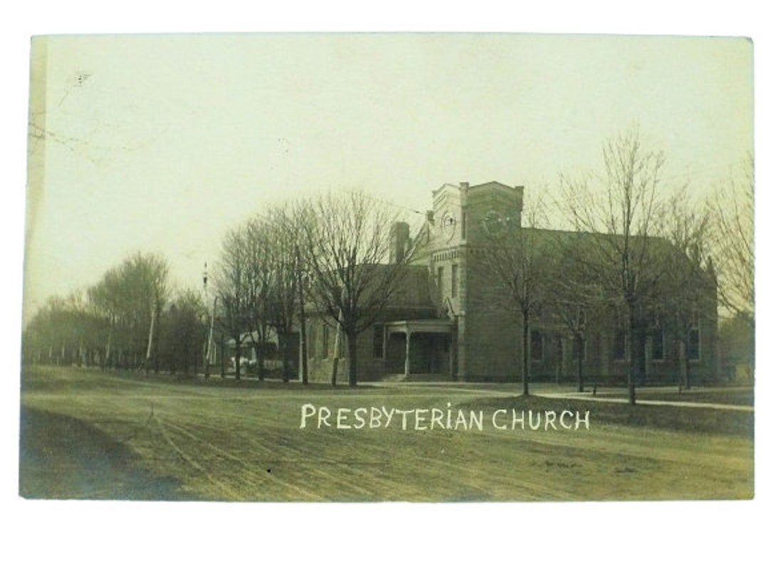 1907 Presbyterian Church Thornton Indiana Vintage Postcard - Etsy