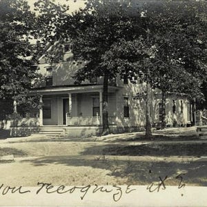 1907 Williamsport Indiana House Warren County Vintage Postcard RPPC ...