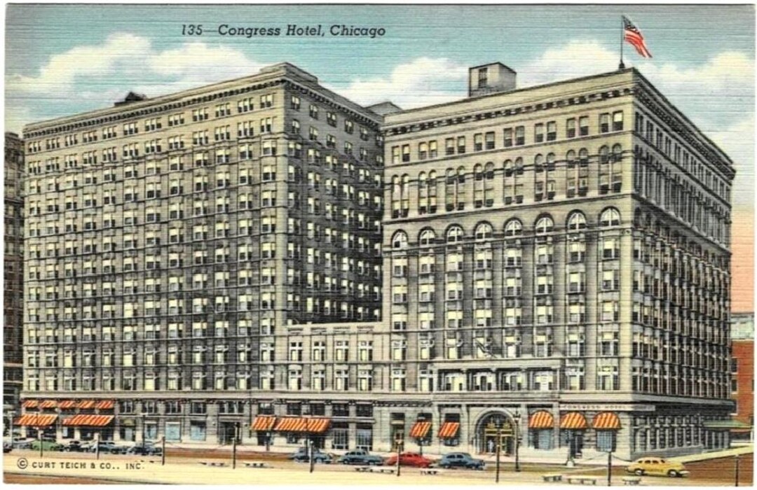 1947 Congress Hotel and Convention Center Auditorium Annex Chicago ...