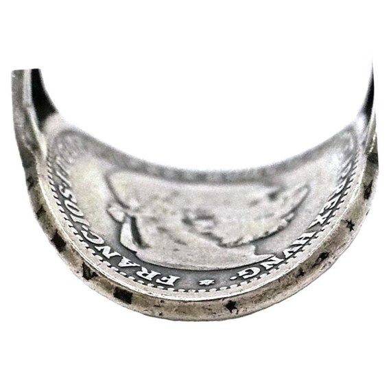 Elegant 1893 Austria 1 Krone Coin Ring: Authentic Aus… - Gem