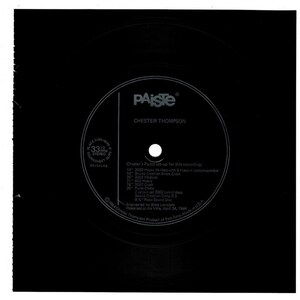 Chester Thompson Paiste 1984 Flexi Disc Record Get Lucky Vintage Vinyl ...