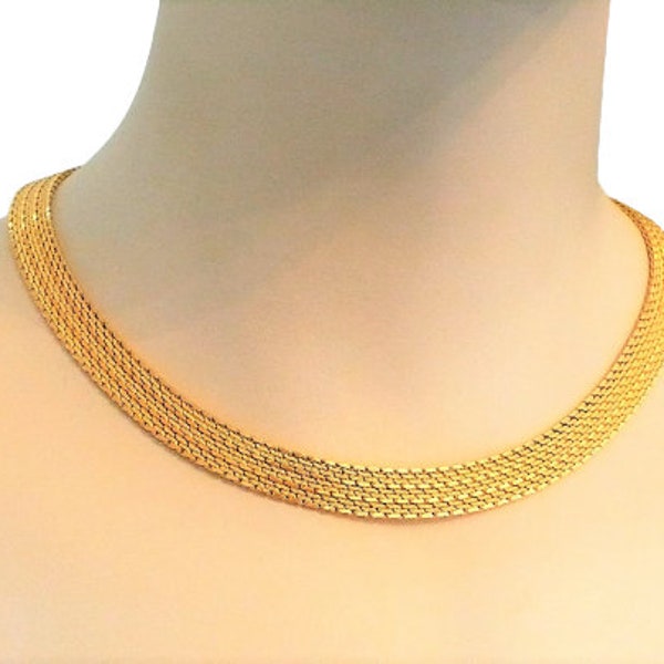 Metal Mesh Necklace - Etsy