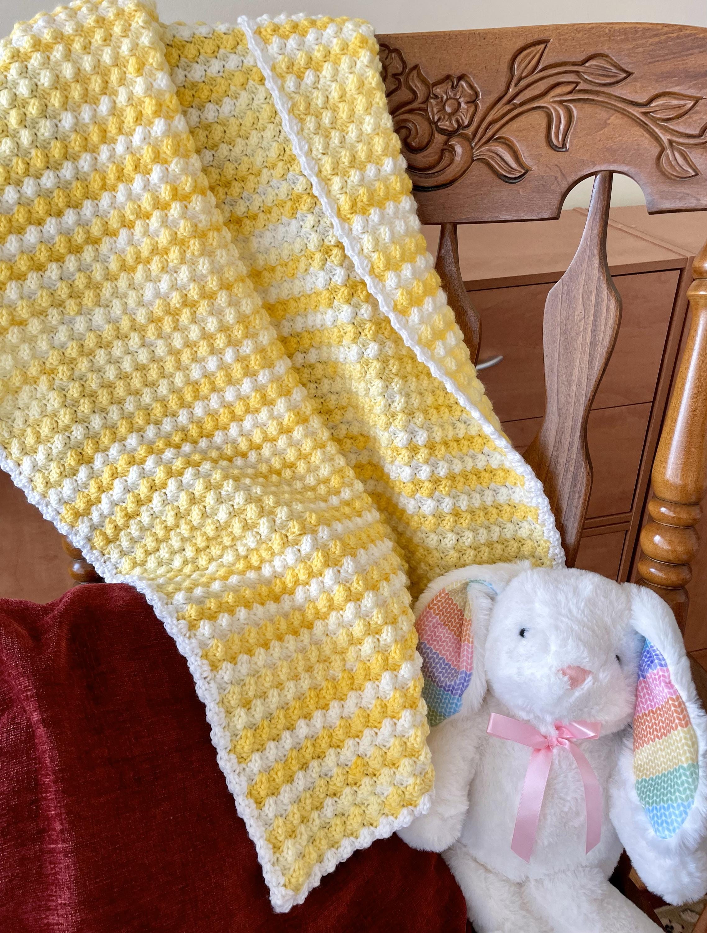 Crochet Lemon Drop Baby Blanket - Easy Crochet Pattern - Colorful ...