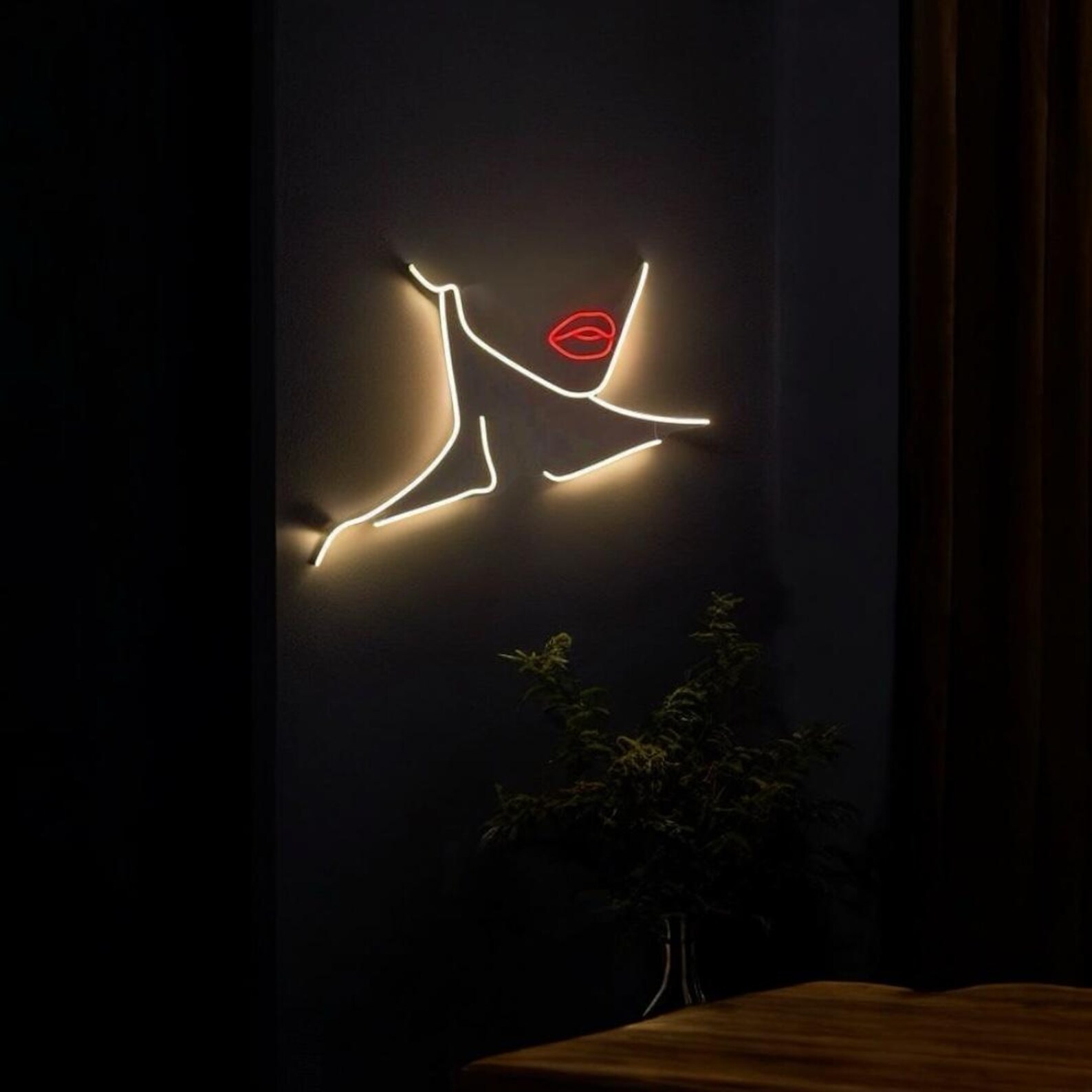 Woman Silhouette Neon Sign, Hot Woman Neon Sign, Gift for Girlfriend ...