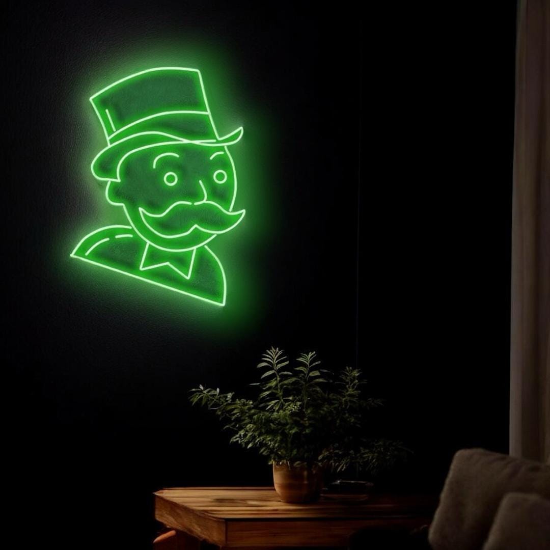 Monopoly Neon Sign, Perfect Lighted Wall Decor for Monopoly Lovers ...
