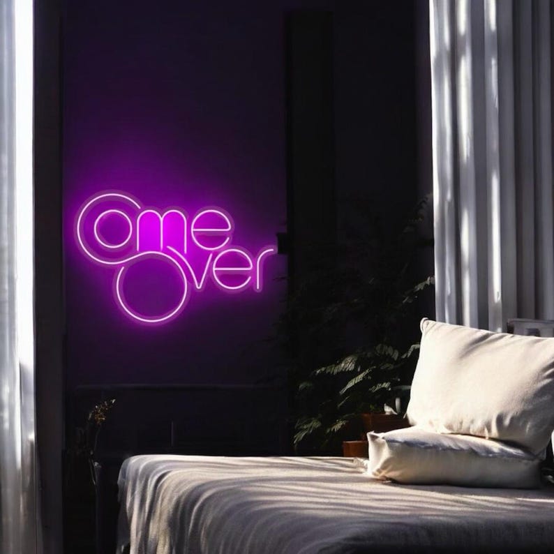 Game Over Neon Sign Perfect for Game Rooms and Home Decor, Custom ...