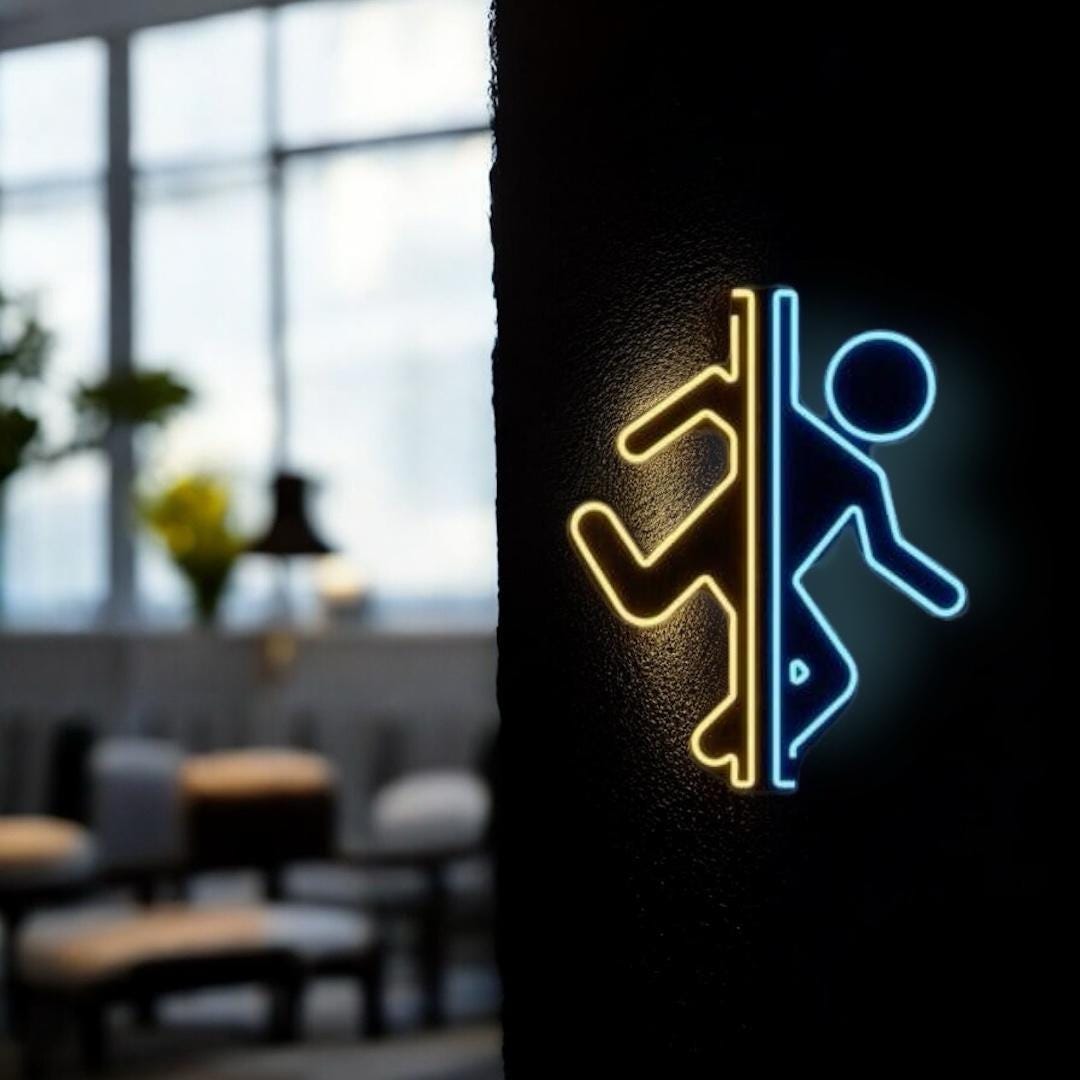 Emergency Exit Door Neon Sign, Cafes Bars Discos Perfect Neon Sign for ...