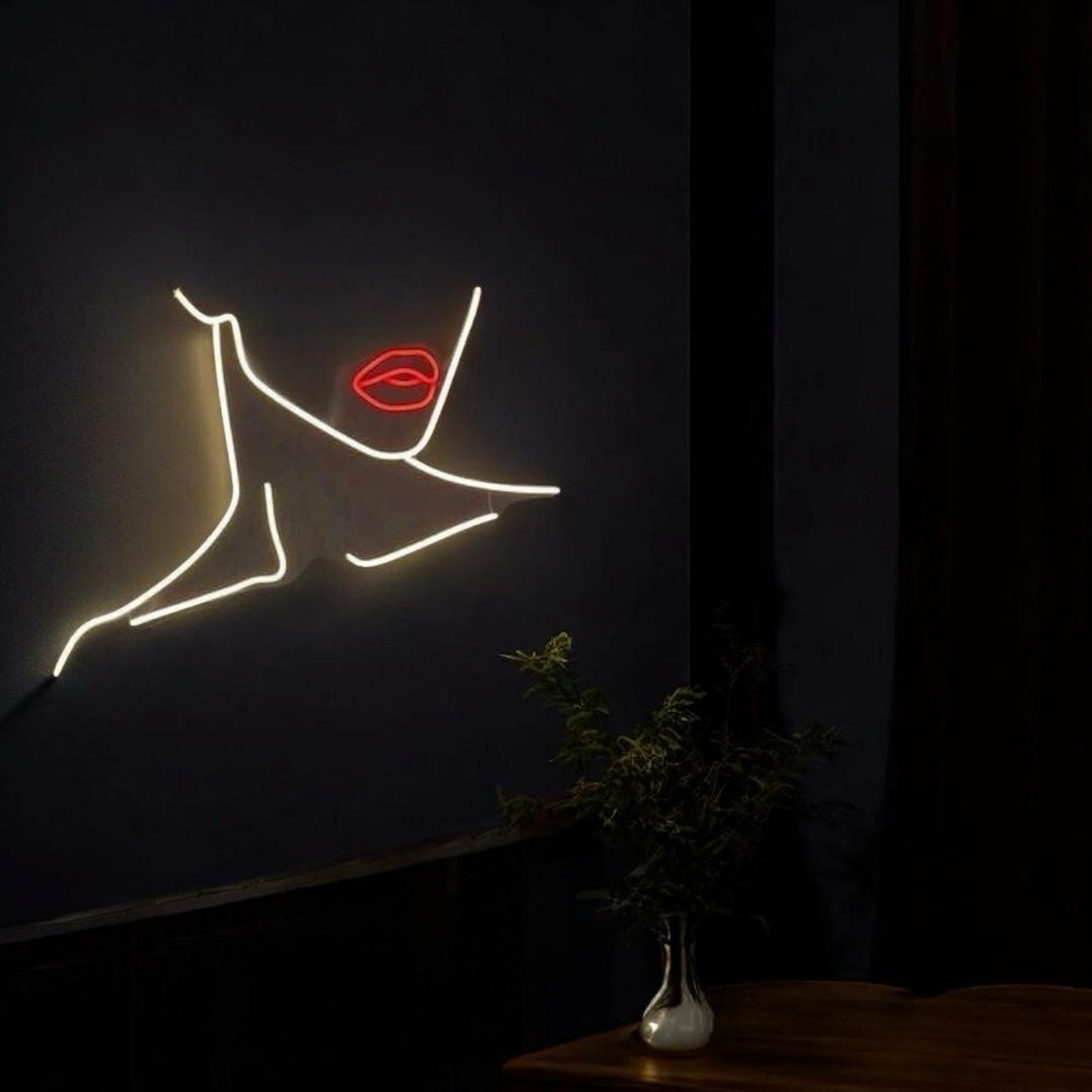 Woman Silhouette Neon Sign, Hot Woman Neon Sign, Gift for Girlfriend ...