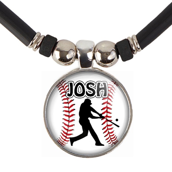 Rhinestone Baseball Necklace - Etsy