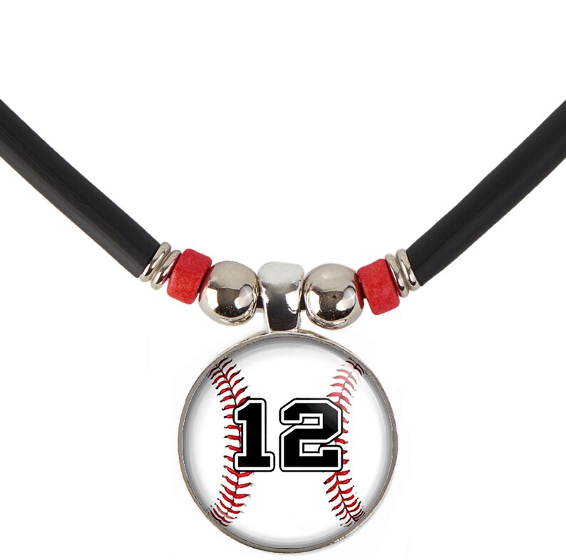 Personalized Baseball 3D Chain Necklace-boys Baseball Number - Etsy