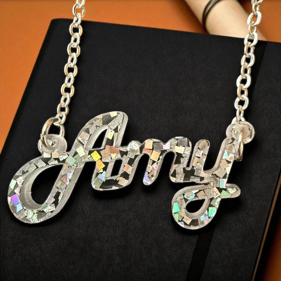 Personalized Name Necklace Custom Word Jewelry Affordable Gift Birthday ...