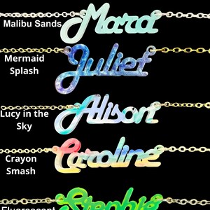 Girls Birthday Party Favor Goody Bag Name Jewelry Customized Gift for ...