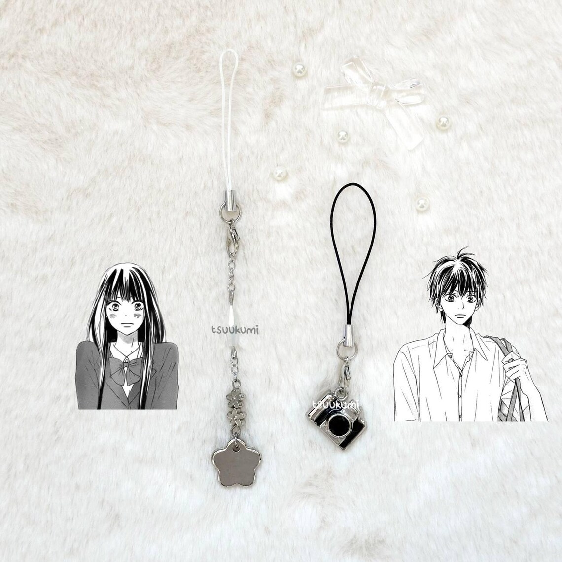 Sawako & Kazehaya Phonecharms - Etsy