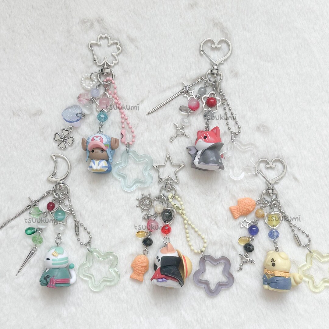 PRE-ORDER Meow Piece (one Piece) Beaded Keychains (details in ...