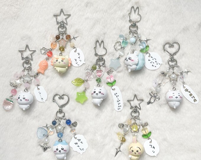Chiikawa Mini Keychains - Etsy